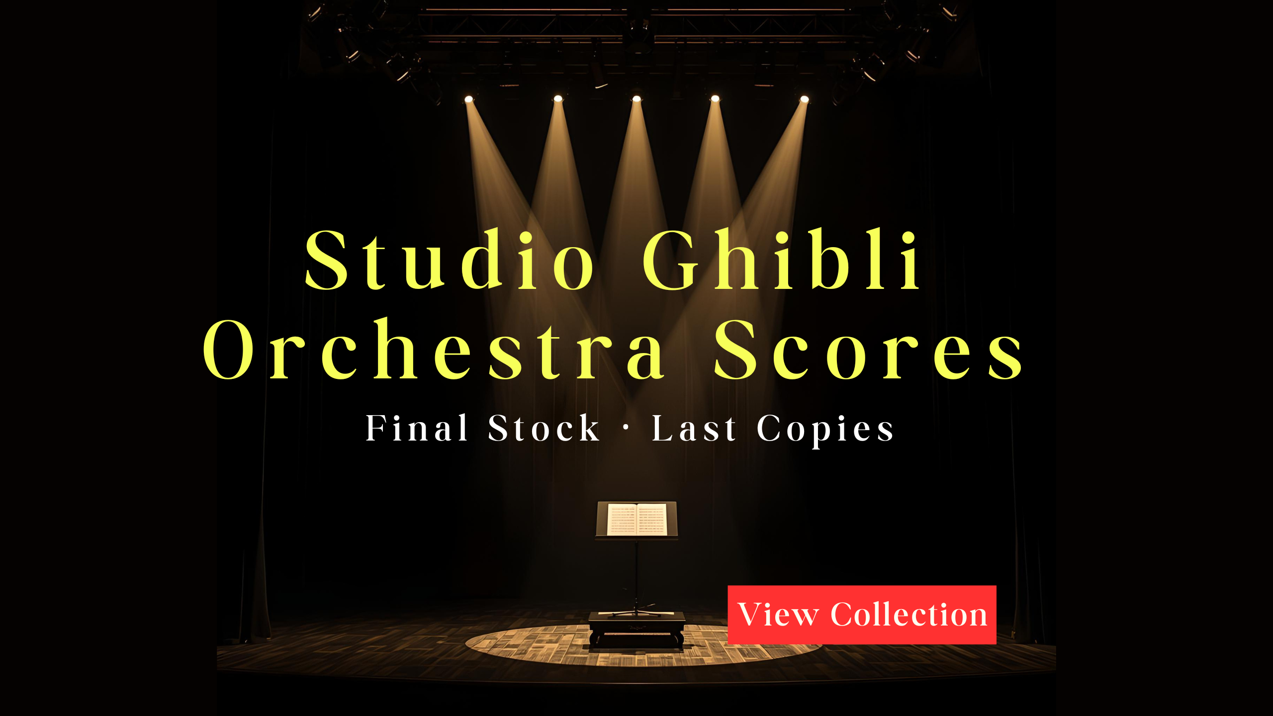 Limited Availability Orchestral Scores – Wasabi Sheet Music